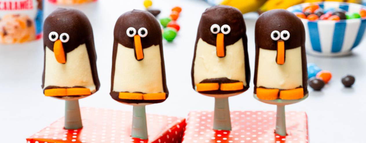Pingüinos helados